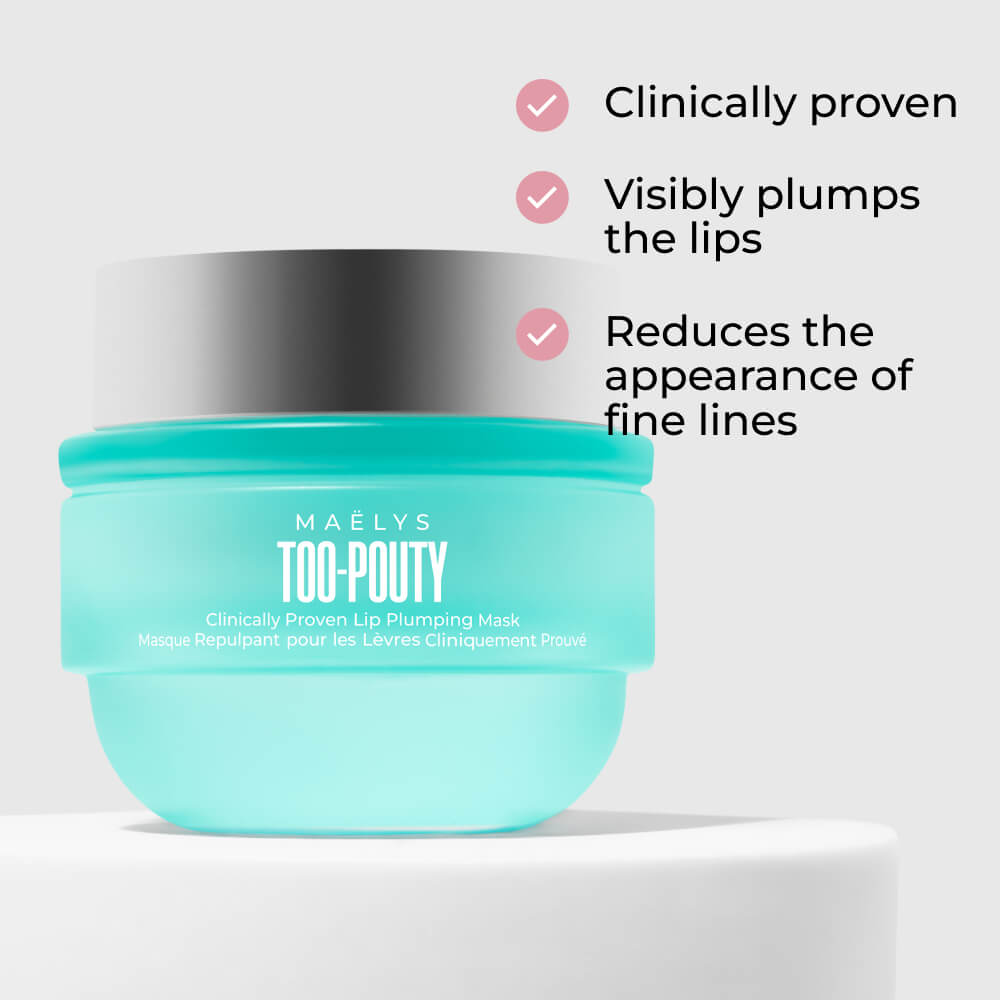 TOO-POUTY Clinically Proven Lip Plumping Mask | MAЁLYS®