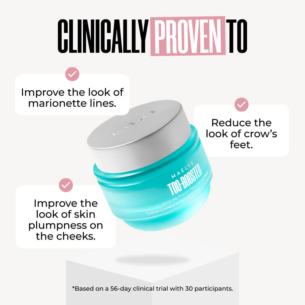 TOO-BOOSTED Clinically Proven Face Filling Cream | MAЁLYS®
