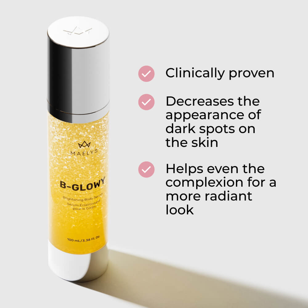 B-GLOWY Brightening Body Serum with Meadowfoam Oil | MAЁLYS®